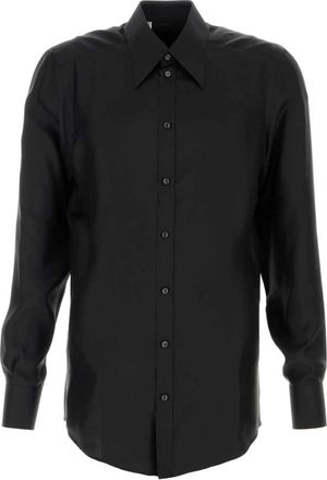 Dolce & Gabbana Homme, Chemises, Noir, Taille: M Camicia