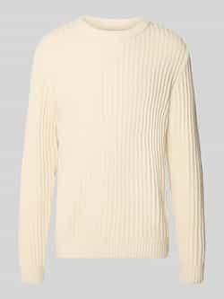 Jack & Jones Regular Fit Strickpullover aus Baumwoll-Mix Modell AXON