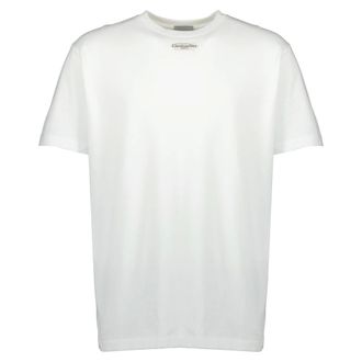 Dior Homme, Tops, Blanc, Taille: M T-shirt &agrave; &eacute;tiquette