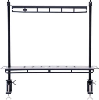 Generic Campingtisch Lagerständer,Lagerständer Campingtisch | Tischständer Camping - Tischständer für Laternenstange, zusammenklappbarer Campingtisch Multifun