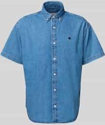 Carhartt Work in Progress Jeanshemd mit Label-Stitching Modell LUCAS