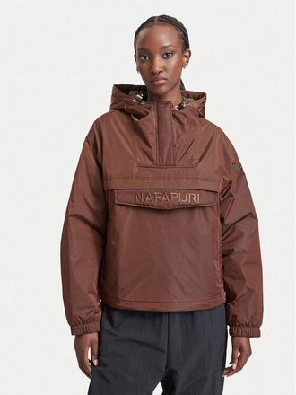 Napapijri Anorak Rainforest Optique W NP0A8AHAW331 Braun Oversize