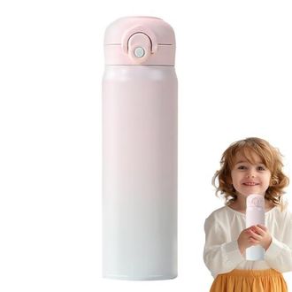 Generic Sghtil Tumbler en acier inoxydable, gobelet en acier inoxydable avec couvercle, 17oz Tumbler en acier inoxydable avec couvercle, bouteille deau r&eacute;util