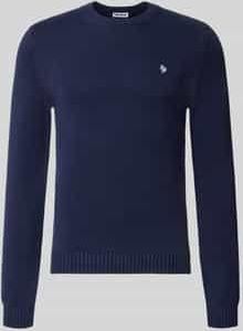 Review Strickpullover mit gerippten Abschl&uuml;ssen