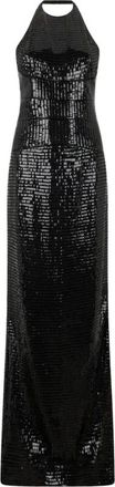 Roberto Cavalli Femme, Robes, Noir, Taille: 38 FR Long Sequin Dress
