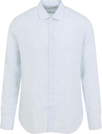 Orlebar Brown Homme, Chemises, Bleu, Taille: S Giles Linen Shirt