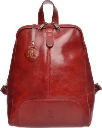 Anna Luchini Rot Rindsledertasche