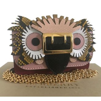 Burberry Python & Leather Mini Beast Bag