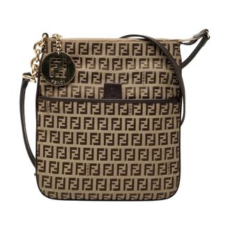 Fendi Pre-owned Sac bandouli&egrave;re en toile - Femme - Pre-owned - Brun - Taille: ONE Size