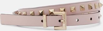 Valentino Garavani Gürtel Rockstud aus Leder