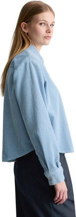 Marc O'Polo Denim Langarmbluse mit l&auml;ssiger Bubble-Struktur