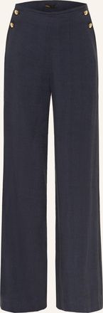Maje Hose Mit Leinen blau