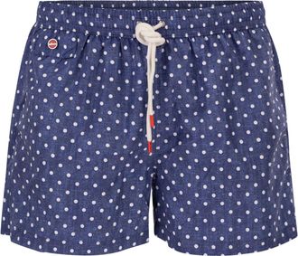 Kiton Boxer de bain court &agrave; motifs Kiton