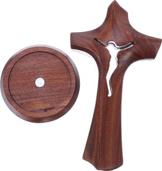 Aboofan Holzkreuz Tischdeko Multifunktionales Holz-Kreuz Für Zuhause Baptismus Kommunion Kreative DIY-projekte Robuste Und Nachhaltige Holzqualität Natürliche