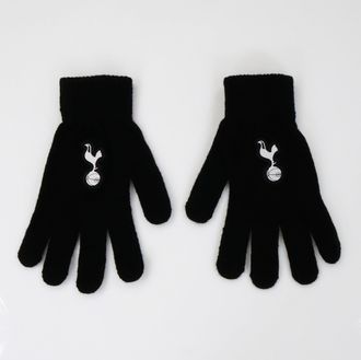 Foco Offiziell lizenzierte Tottenham Hotspur schwarze Handschuhe