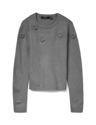 Vero Moda Vmrose Ls O-Neck Pullover Boo