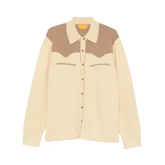 Guest In Residence Homme, Chemises, Beige, Taille: M Chemise boutonn&eacute;e Western