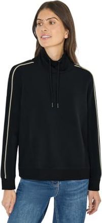 Cecil 3017351 Sweat-Shirt Sportif, Noir, XXL Femme
