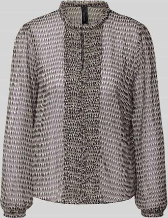Marc Cain Regular Fit Bluse mit Rüschen