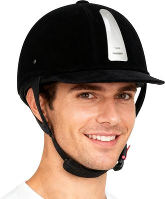 Generic Reithelm - Bequemer Und Individuell Einstellbarer Kopfschutz,Bequemer Schutz Reitkopfschutz | F&uuml;r Wettk&auml;mpfe, Gel&auml;ndereiten, Radfahren, Damen, Herren,