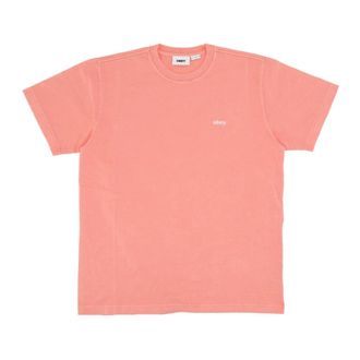 Obey Rosa Pigment Tee Herren T-Shirt - - Tops - Herren - Rosa - XL