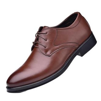Generic Chaussures Habill&eacute;es Formelles for Hommes Chaussures Oxford Lacets en Cuir Richelieus Lacets Hommes Chaussures daffaires en Cuir Formelles Lacets Anti
