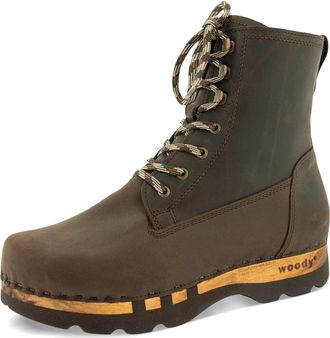 Woody Herren Paul Clog Stiefel, Caffe, 40 EU
