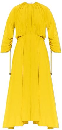 Lanvin Femme, Robes, Jaune, Taille: 36 FR Fitted Charmeuse Dress