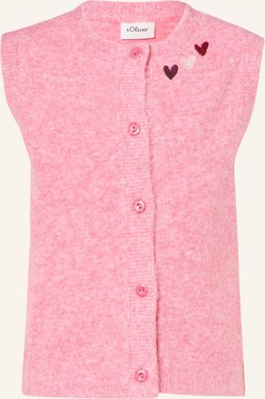 s.Oliver S.Oliver Red Strickweste rosa