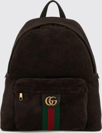 Gucci Sac &agrave; dos Ophidia en daim avec monogramme GG