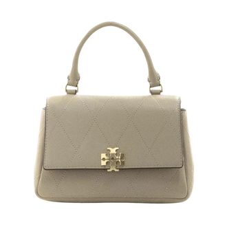 Tory Burch Charlie Quilted Top Handle Chain Wallet - - Bags - Damen - Grau - ONE SIZE