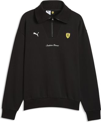 Puma Sweat-shirt &agrave; col 1/2 zipp&eacute; Scuderia Ferrari HP Homme, Accessoires, Noir, XXL
