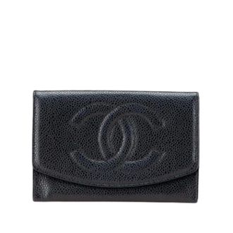 Chanel Pre-owned Leder Portemonnaies - - Pre-owned - Damen - Schwarzk - ONE SIZE