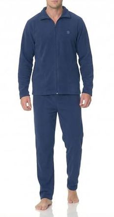Normann &Eacute;l&eacute;gant surv&ecirc;tement en polaire pour homme - Surv&ecirc;tement de loisirs, bleu marine, 50