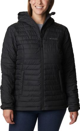 Columbia Silver Falls Hooded Jacket, Steppjacke mit Kapuze f&uuml;r Damen, Black, Gr&ouml;&szlig;e M