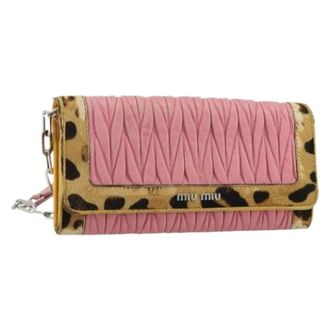 Miu Miu Sac bandouli&egrave;re Pre-owned - Femme - Pre-owned - Rose - Taille: ONE Size