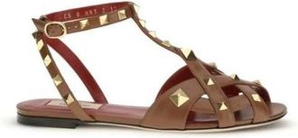 Valentino Garavani Studdy Sandal - - Shoes - Damen - Braun - 36 EU