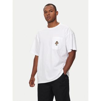 Converse T-Shirt M Mushroom Star Chev Tee 10026445-A02 Wei&szlig; Regular Fit