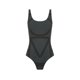 Toteme Badeanzug Ein Zimmer - schwarz