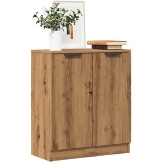 vidaXL Buffet ch&ecirc;ne artisanal 60x30x70 cm bois ding&eacute;nierie - Vidaxl