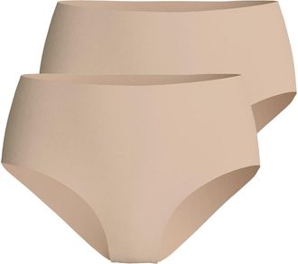 CALIDA Femme Slip Paquet de 2 Sleek Skin Midi Slip 2P