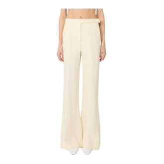Sportmax Piacere Pants - Femme - Pantalons - Jaune - Taille: 36 FR
