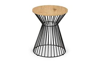 Julian Bowen Jersey Lampentisch, Eiche/Schwarz