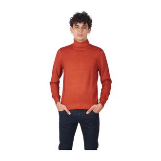Barba Wollrollkragenpullover in Beige - - Knitwear - Herren - Braun - M
