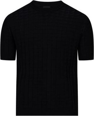 A|X Armani Exchange Pull droit &agrave; motif &agrave; manches courtes
