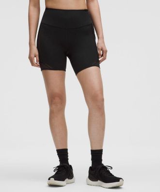 lululemon Short Fast and Free à bordure en dentelle taille haute 5 poches pour Femmes - 15 cm - Taille 12