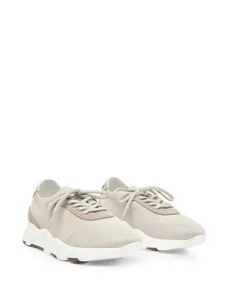 PESERICO Womens Lace-Up Panelled Sneakers Aw26 W
