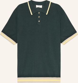 Les Deux Strick-Poloshirt gruen