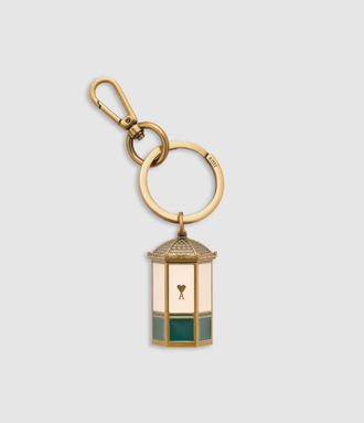 Ami Porte Cles Ami De Coeur Kiosk Off White Green