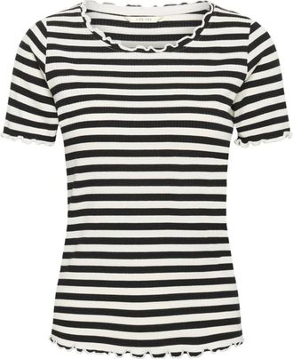 Cream Femme, Tops, Noir, Taille: 40 FR T-shirt à Rayures Top Noir